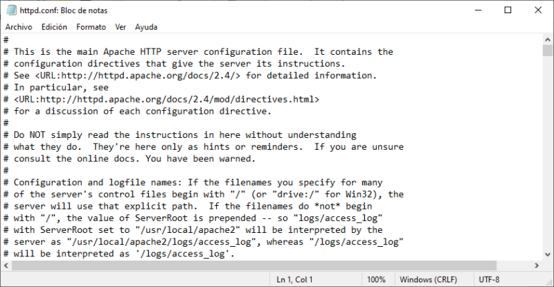 ¿CÓMO TENGO ACCESO A MIS SITIOS WEB Y AL ARCHIVO DE CONFIGURACIÓN DE APACHE EN XAMPP? – Soporte ...