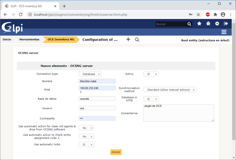 ¿CÓMO SINCRONIZAR OCS INVENTORY CON GLPI? – Soporte Nettix
