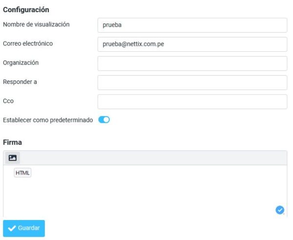 ¿CÓMO INCLUIR UNA FIRMA EN WEBMAIL? – Soporte Nettix